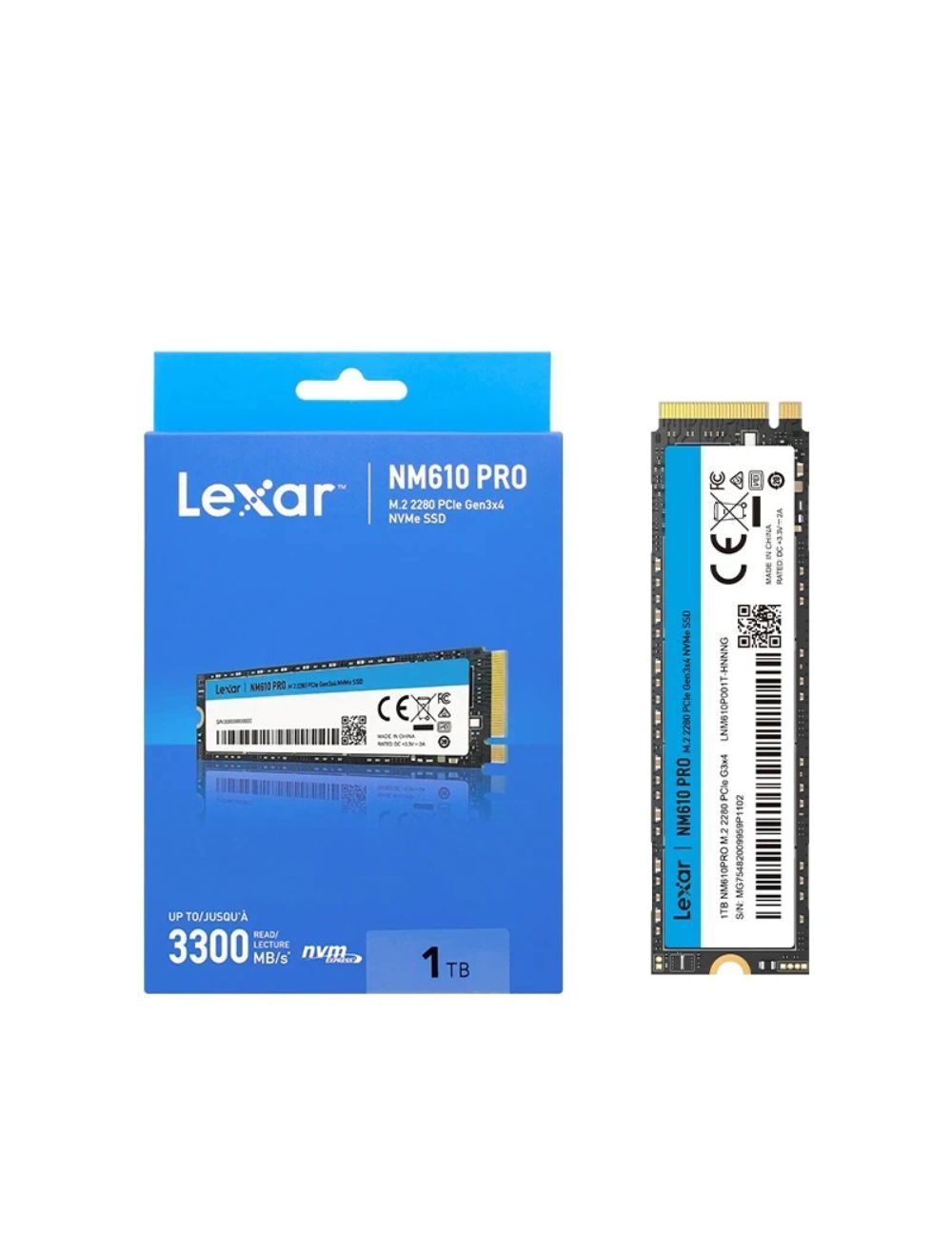 DISQUE SSD NVME LEXAR NM610 PRO 1TB GEN3 ( 3500MBS ) – PROMOTECH IT